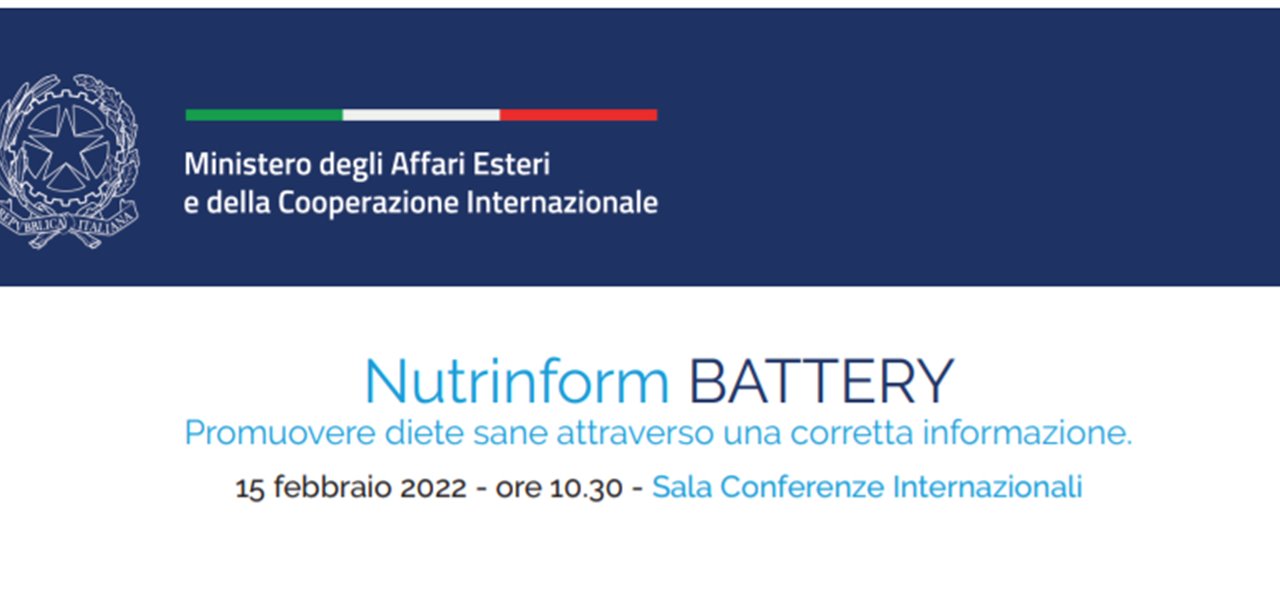 Presentazione dello schema di etichettatura nutrizionale "Nutrinform ...